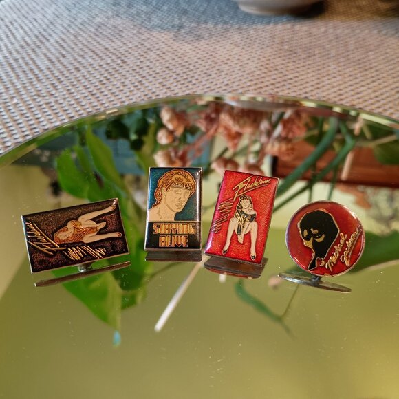 Jewelry | Pick A Pin Flashdance Michael Jackson Staying Alive Enameled ...